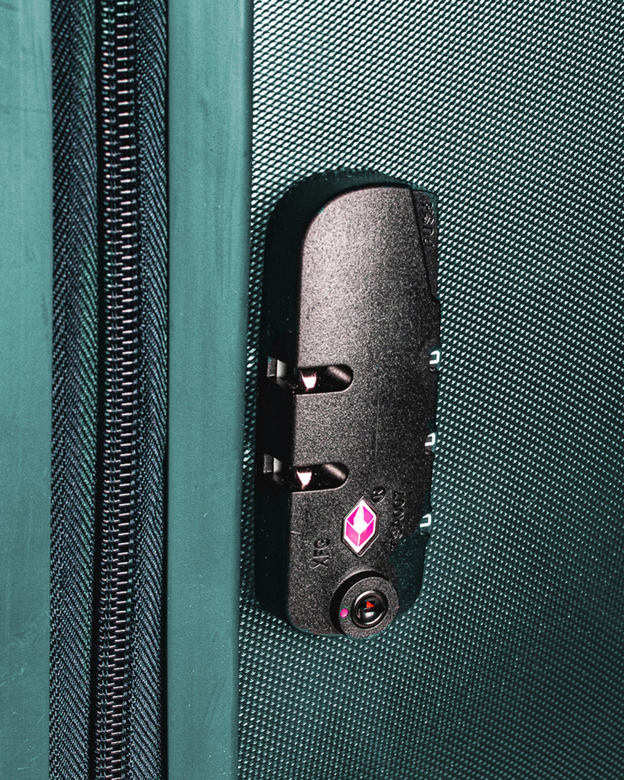 Set de 3 valises Rose rigides à roulettes - My Little Train