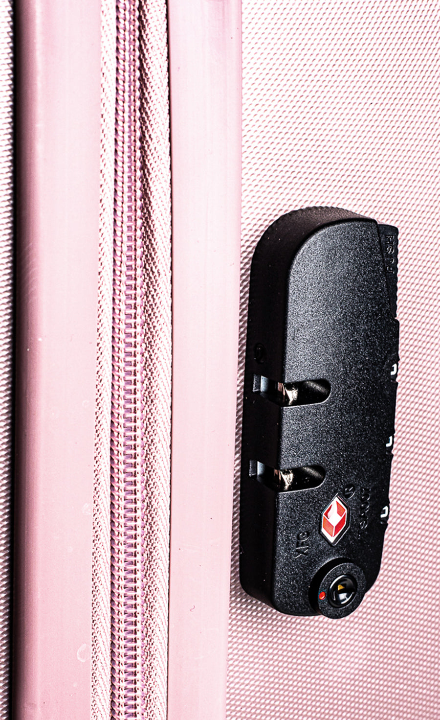 Set de 3 valises Rose rigides à roulettes - My Little Train