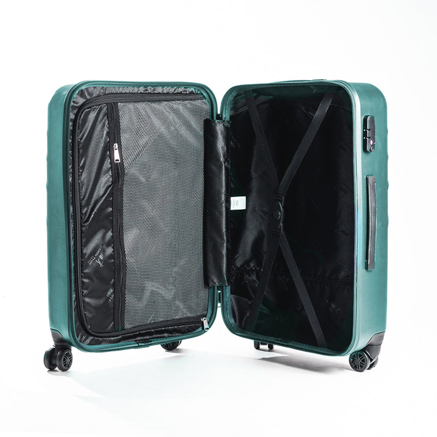 Set de 3 valises Rose rigides à roulettes - My Little Train